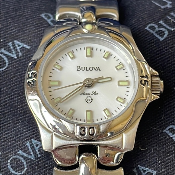 Bulova | Accessories | Bulova Lady Battery Water Resistant 0m Stainless ...
